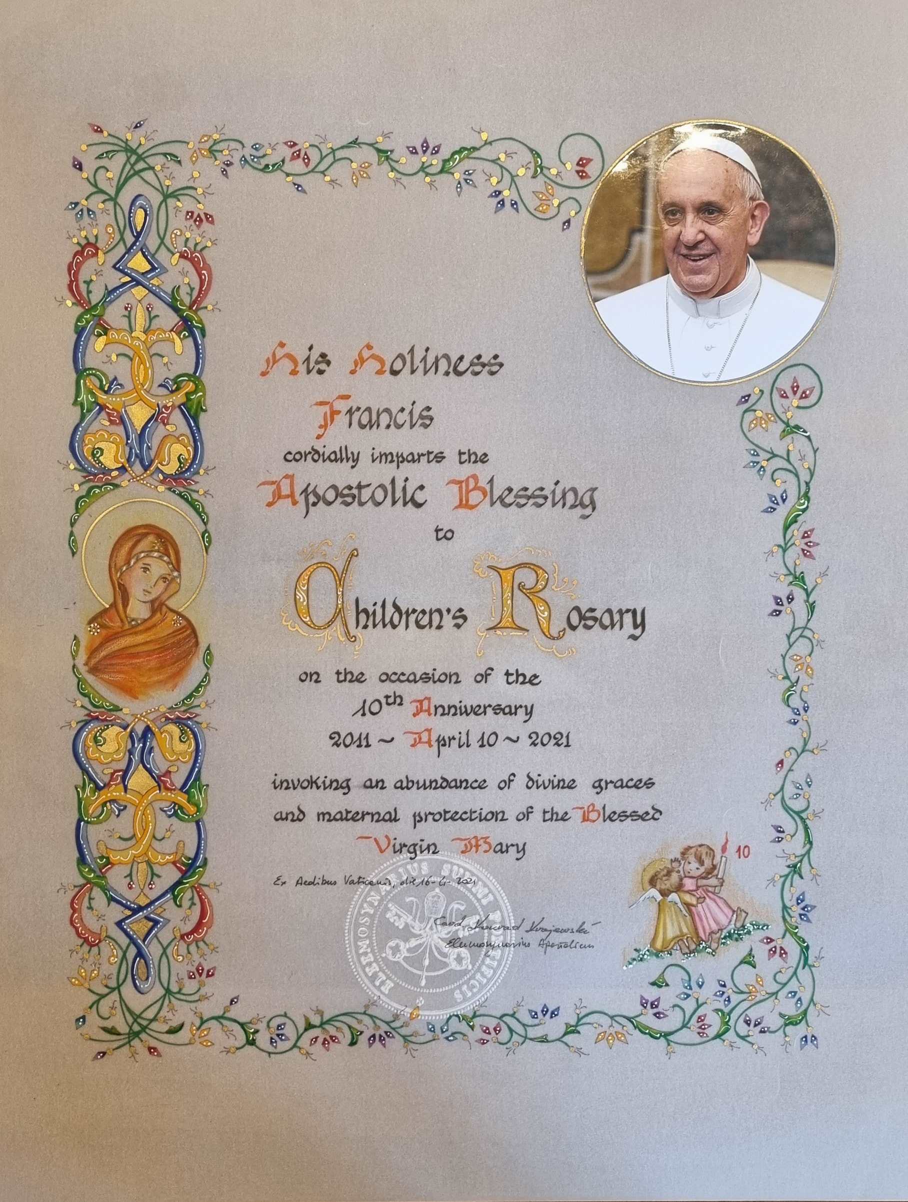 News And Events – Children's Rosary